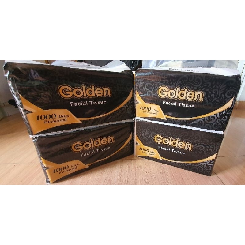 Jual facial tisu golden jumbo 1000 helai PAKET 4 PCS | Shopee Indonesia
