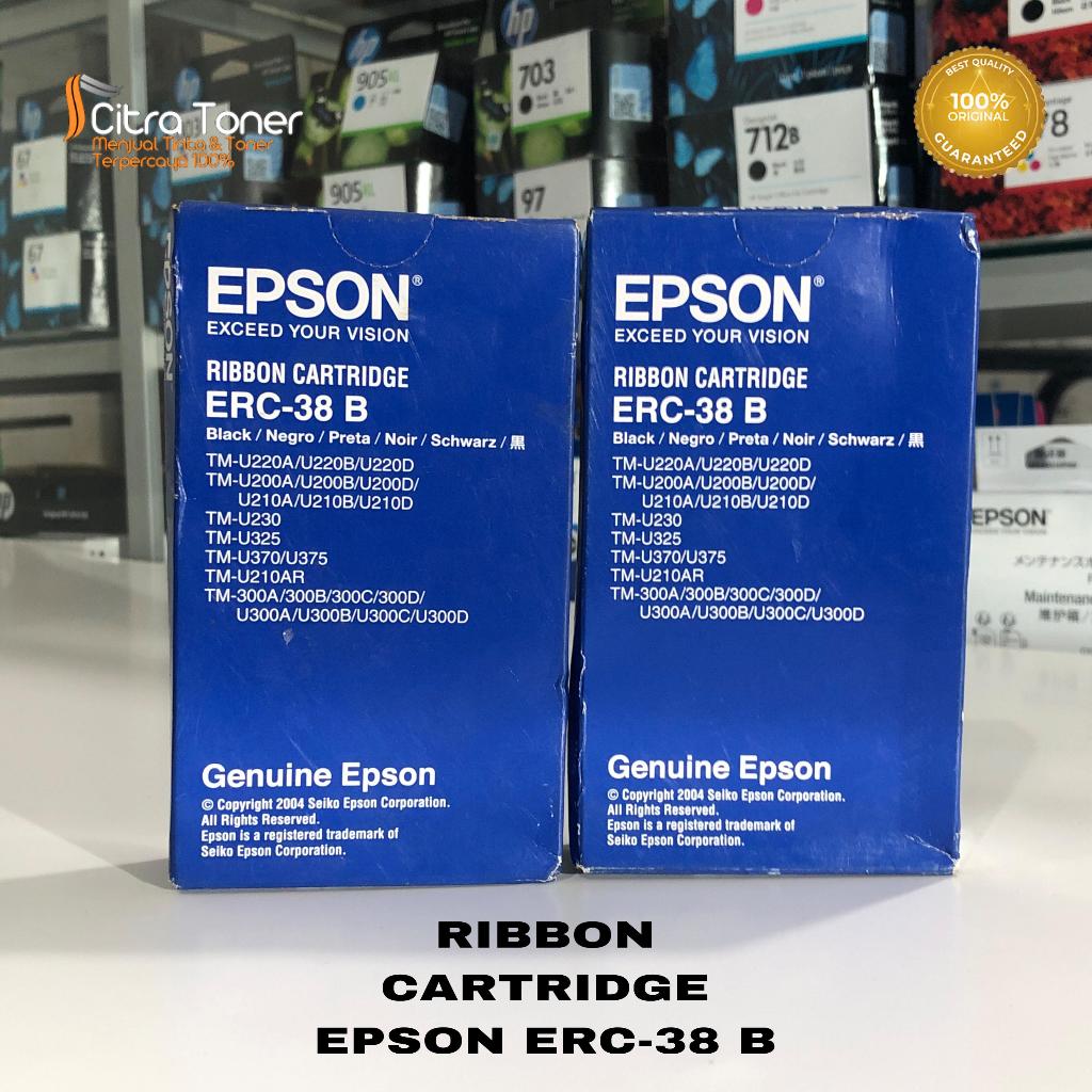 Jual RIBBON CARTRIDGE EPSON ERC-38 B ORIGINAL | Shopee Indonesia