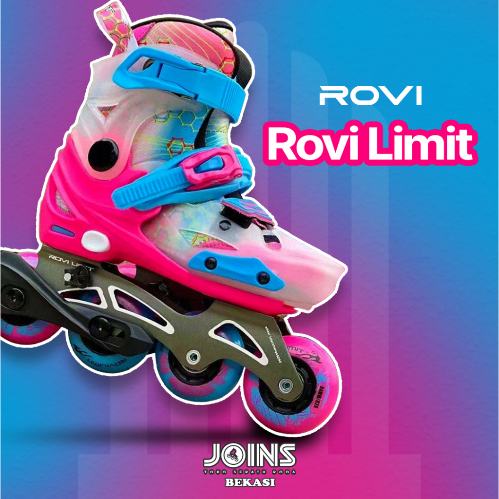 Jual Sepatu Roda Inline Skate Anak Rovi Junior Pink | Shopee Indonesia
