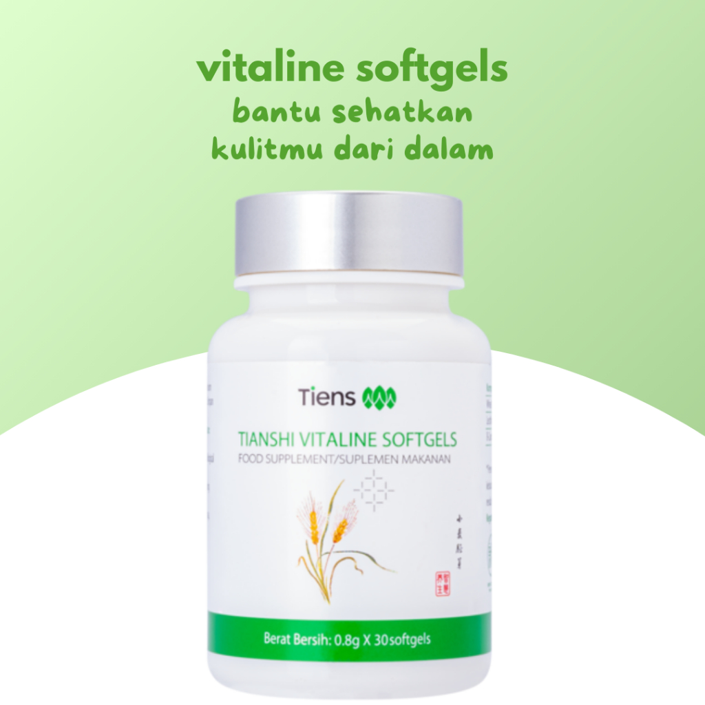Jual TIENS - Tianshi Vitaline Softgels Pemutih Badan Suplemen Nutrisi Mencerahkan Kulit Seluruh ...