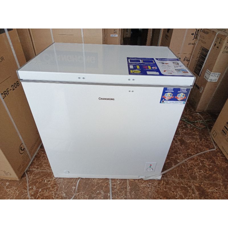 Jual freezer box changhong 200L/freezer changhong original | Shopee ...