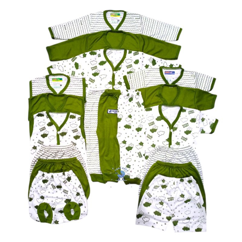 Jual 18 Pcs ( 9 Setel ) Setelan Baju Bayi Newborn 0-3 Bulan SNI Motif ...
