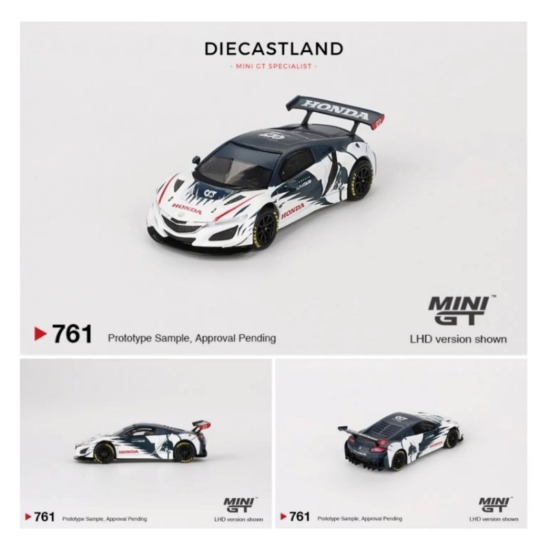 Jual Mini GT #761 Honda NSX GT3 EVO Alpha Tauri Yuki Tsunoda 2023 Red ...