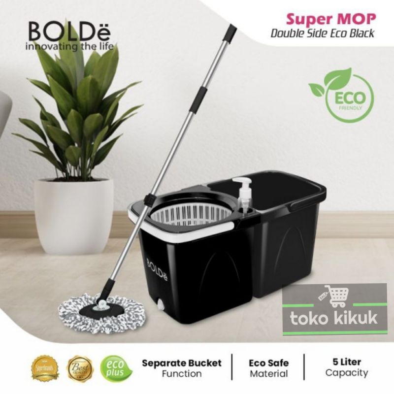 Jual BOLDe Alat Pel Lantai Spin 2 sisi Double Side ECO 5 Liter Alat Pel Otomatis | Shopee Indonesia