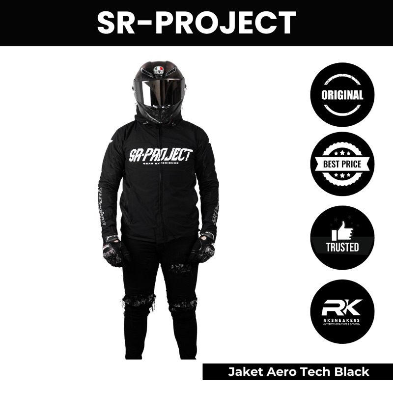 Jual SR Project Jaket Aero Tech Black 100% Authentic (Termasuk ...
