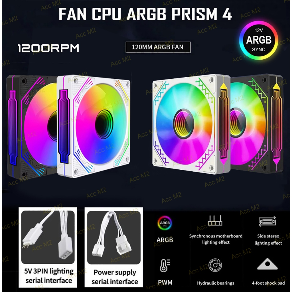 Jual Fan Casing CPU Cooler ARGB 120mm Prism 4 | Shopee Indonesia