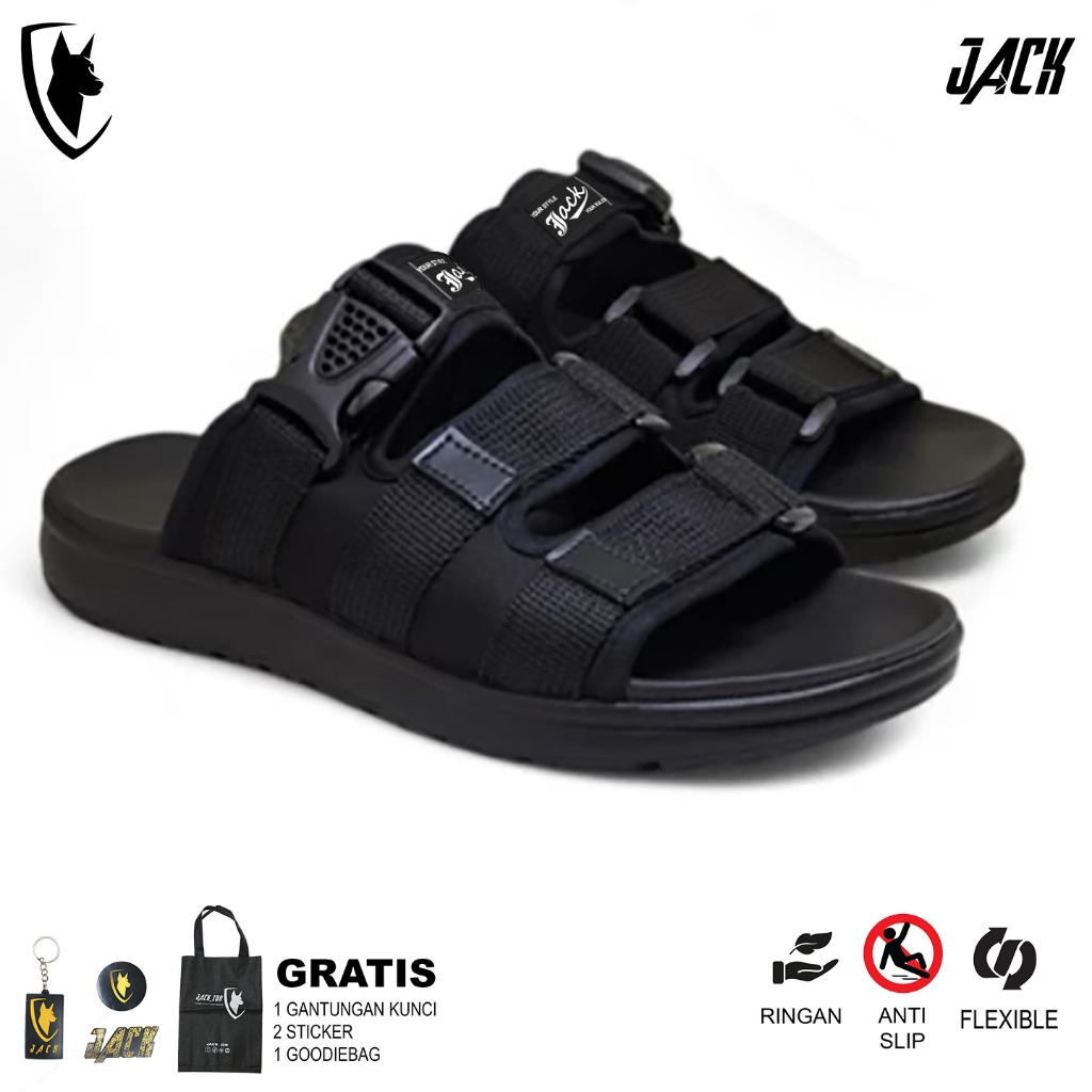 Jual JACK IDN Sandal Slop Pria Sendal Slop Flip Flop Slippers SANDAL ...