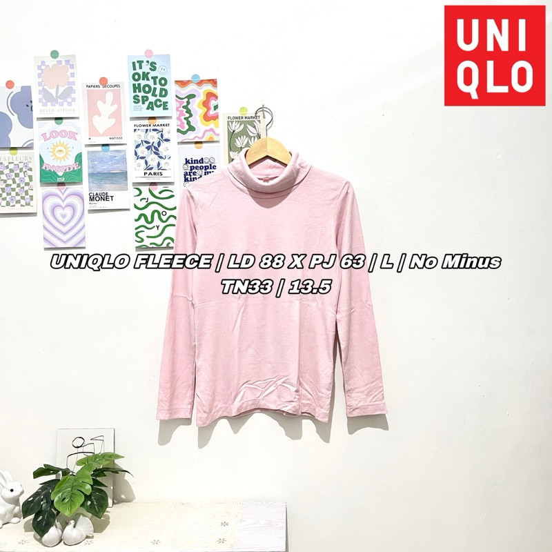 Jual Long John Inner Thermal Uniqlo Turtleneck Fleece Size L No Minus ...