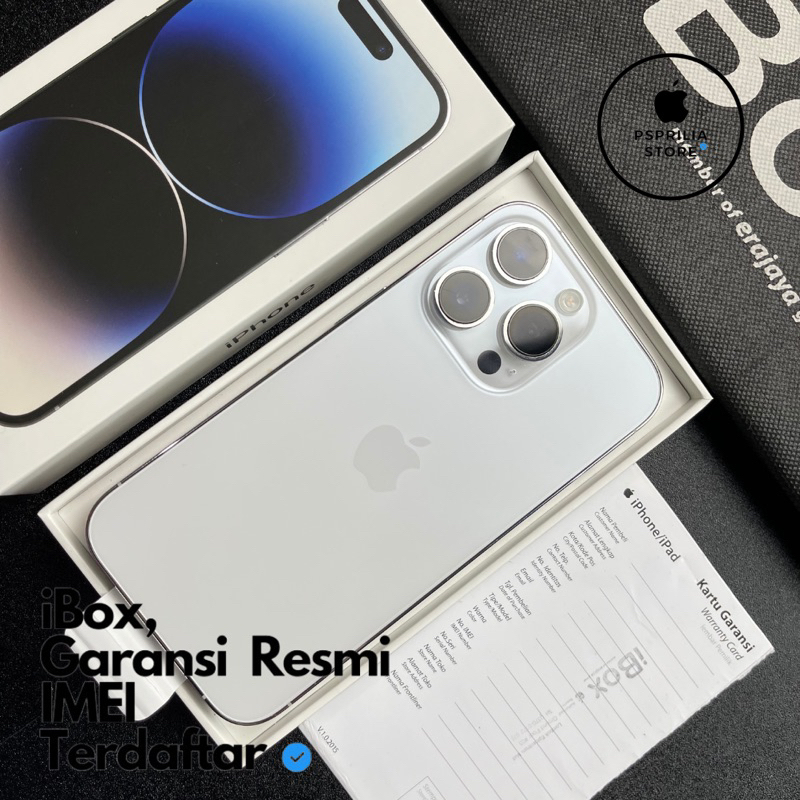 Jual Ip 14 Pro dan 14 Promax 128 gb 256 gb original fullset ibox ...