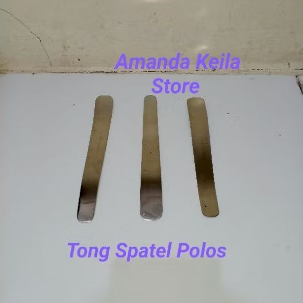 Jual Tong Spatel Polos Stainless / Sundip Lidah Polos Stainless ...