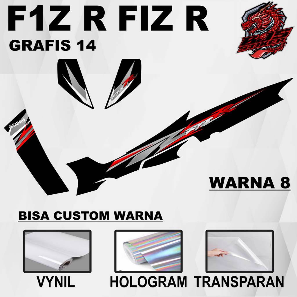 Jual Stiker Sticker Yamaha Fiz r F1z r Fiz r GRAFIS 14 - Stiker Sticker ...