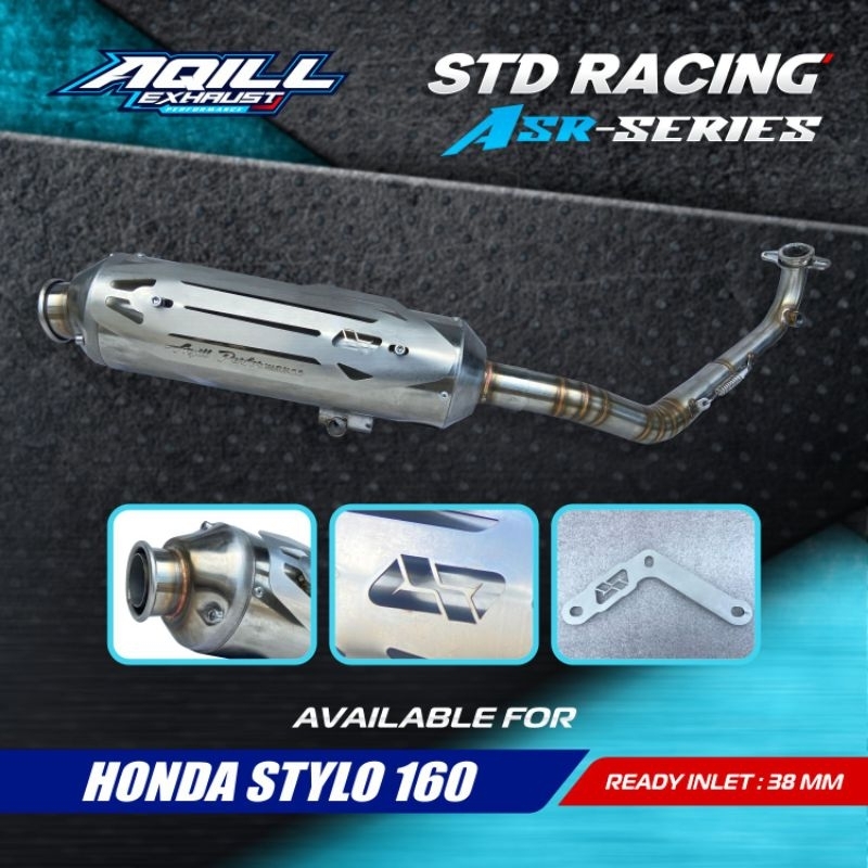 Jual Knalpot Standar Racing Honda Stylo By Aqill Exhaust Performance ...
