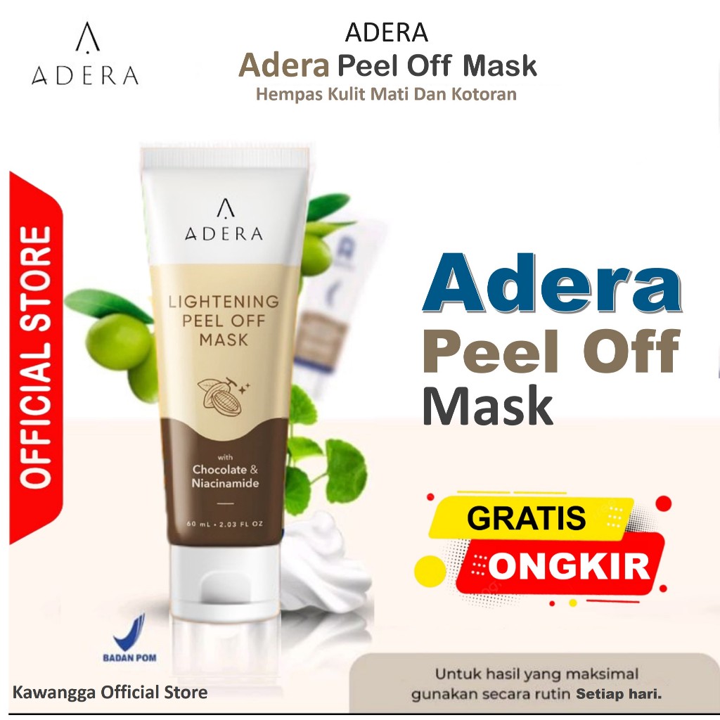 Jual ADERA Lightening Peel Off Mask Mencerahkan Kulit Tampak Lebih ...