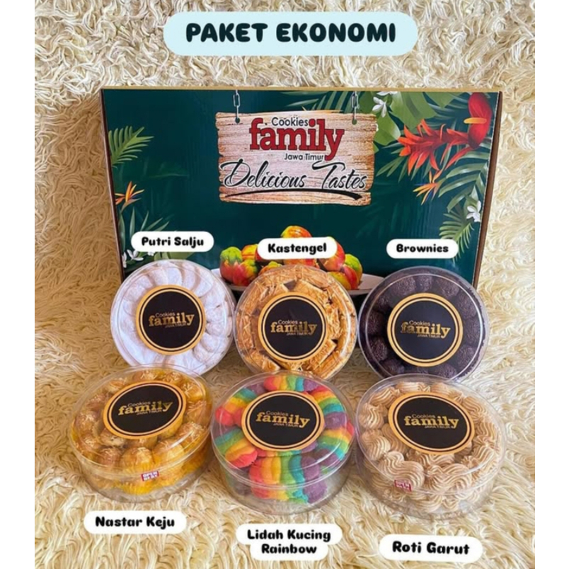 Jual Paket Parsel Lebaran Hampers Kue Kering Ekonomi Family isi 6 ...