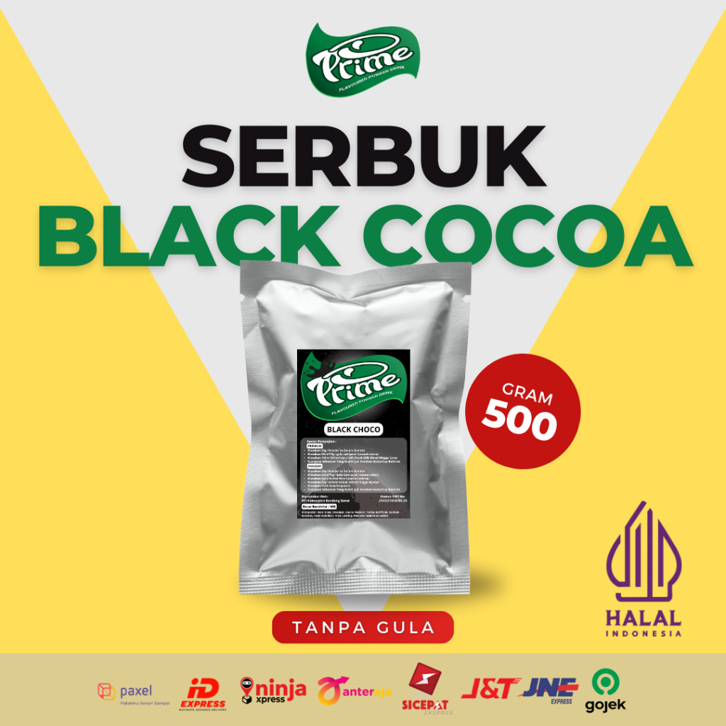 Jual Bubuk Minuman Prime Rasa Black Cocoa 500gr | Shopee Indonesia