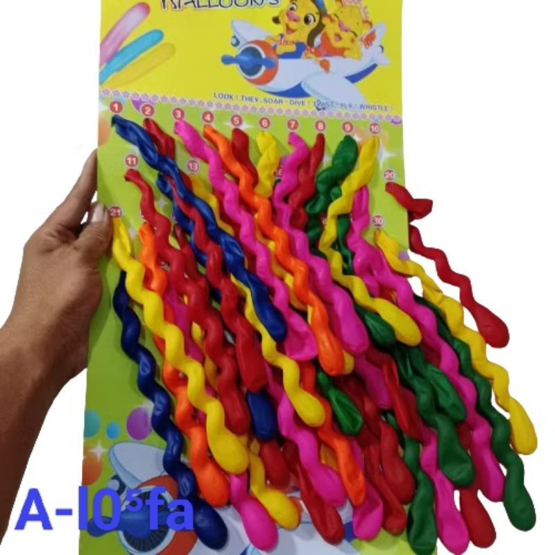 Jual ISI 40 PCS BALON ULIR PANJANG LEMBARAN/BALON USUS LAYAR | Shopee ...