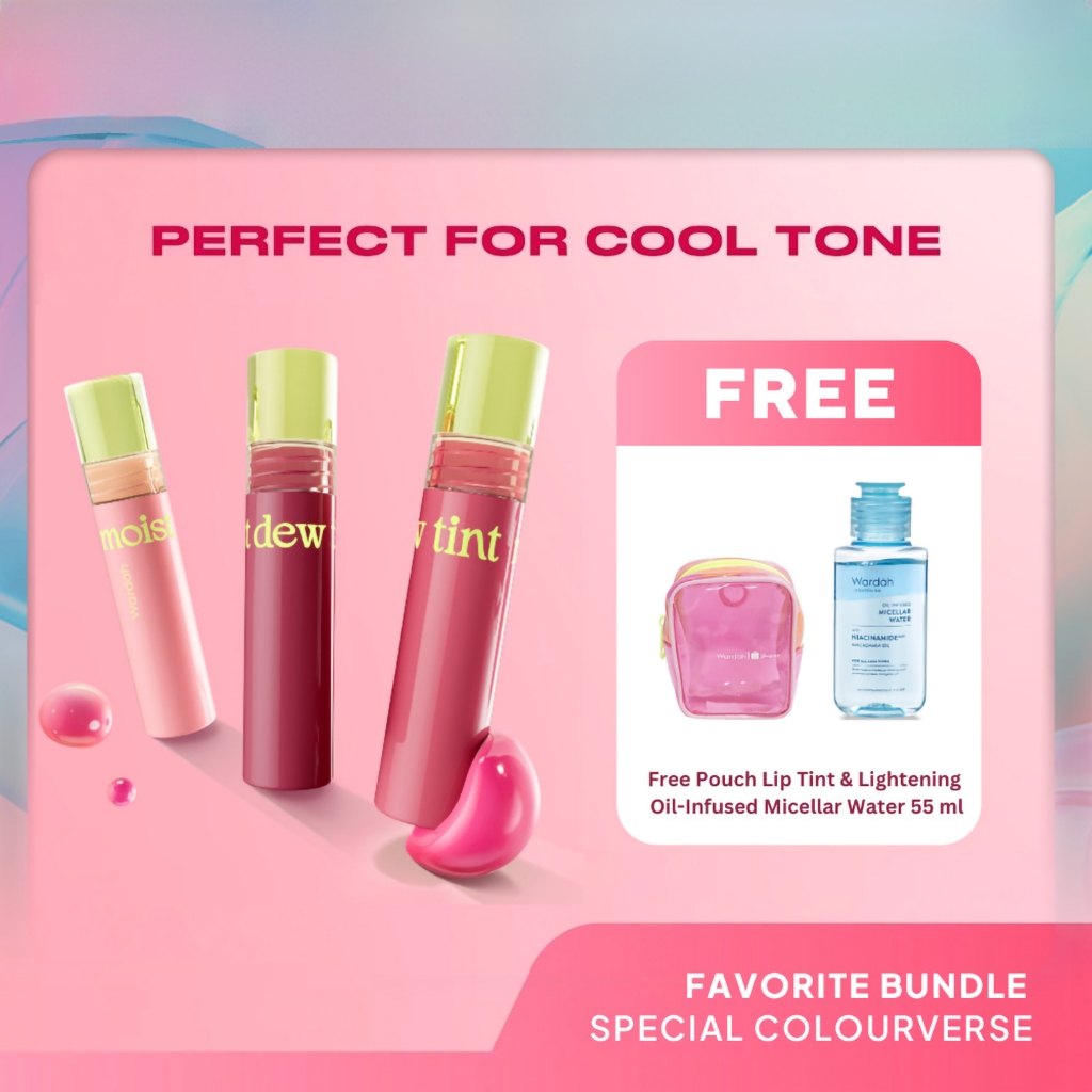 Jual [FAVORITE BUNDLE SPECIAL COLOURVERSE] WARDAH TRIPLE PACK Moist Dew Tint 3 g 3 pcs FREE ...