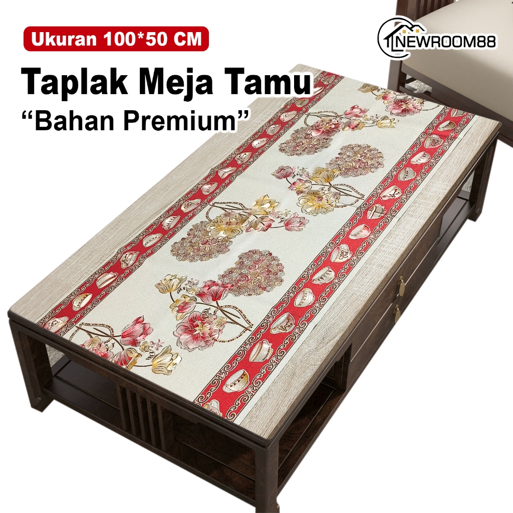 Jual Newroom - Taplak Meja Tamu Meteran PVC Premium Aesthetic 50x100cm ...