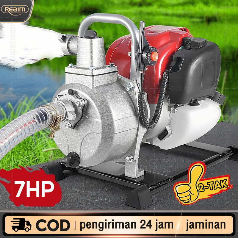 Jual Pompa Air Mesin Bensin water Pump Bensin 7HP Daya Tinggi Pompa Air ...
