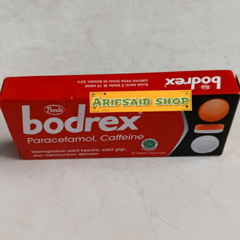 Jual 1 pak Bodrex isi 2 blister @20 Tablet | Shopee Indonesia