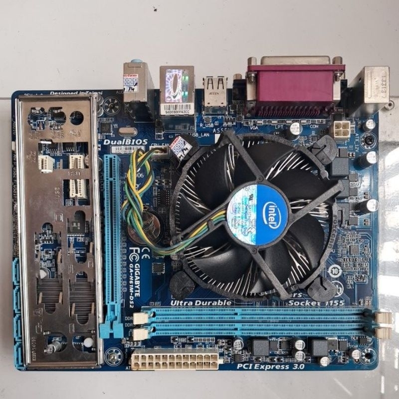 Jual Motherboard H61M-DS2 Gigabyte Processor Intel Core i3-3240 ...