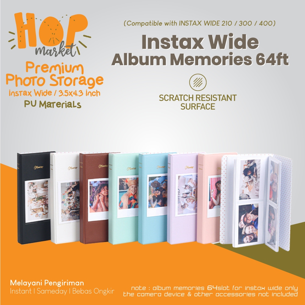 Jual Album Memories 64 Foto for Fujifilm Instax Wide / Size Photo 9 x ...
