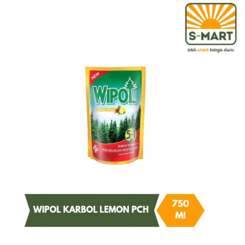 Jual WIPOL KARBOL LEMON 750ML | Shopee Indonesia