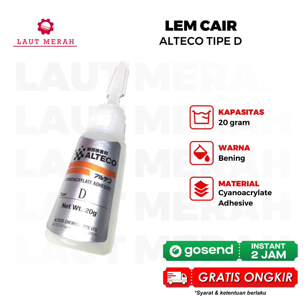 Jual Lem Alteco D 20 gram | Shopee Indonesia