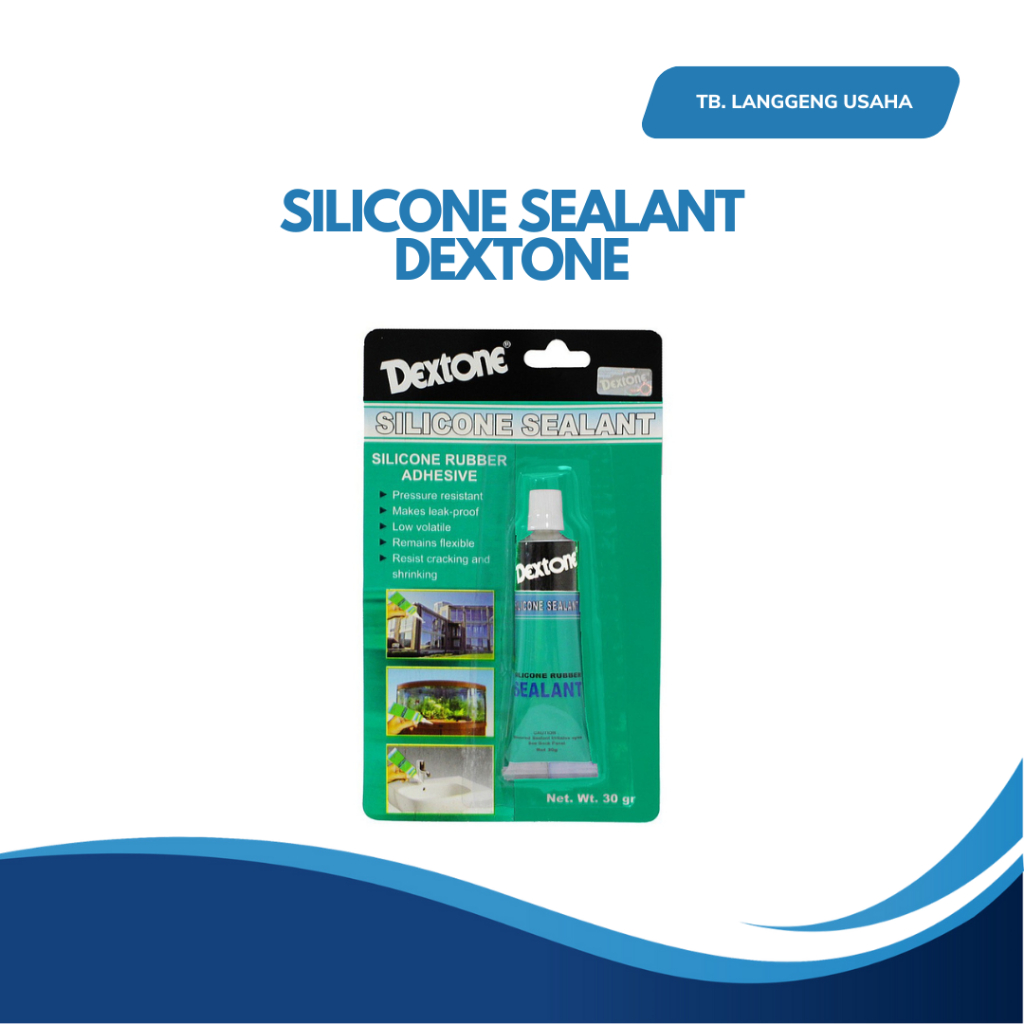 Jual LEM DEXTONE SILICONE SEALANT 30G 70G LEM KACA SILICONE RUBBER SEALANT LEM KACA | Shopee ...