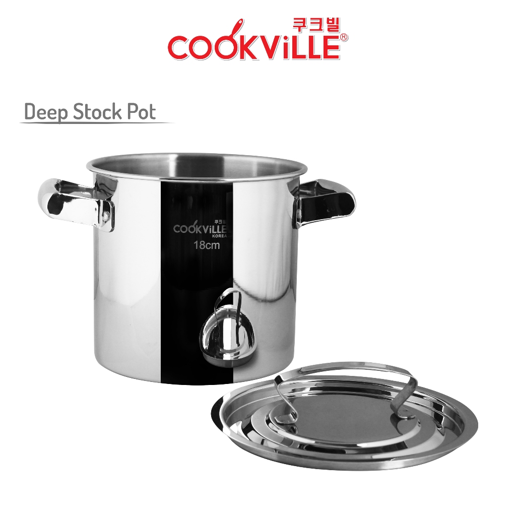 Jual Cookville Deep Stock Pot Stainless | Shopee Indonesia