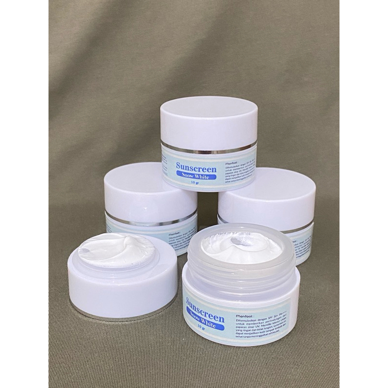 Jual Sunscreen Snow White Tone Up SPF 50 Uk 100 gr - 1kg | Shopee Indonesia