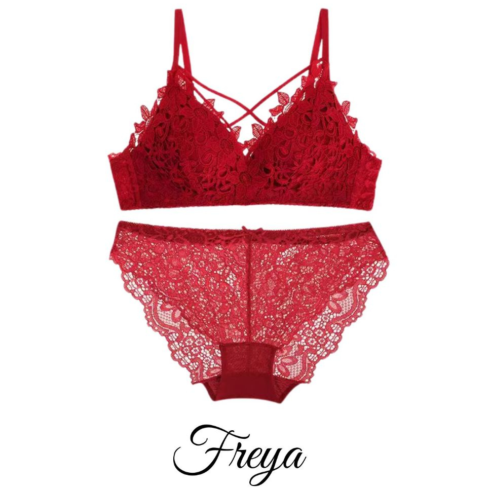 Jual FREYA Bra Set Busa Tipis Push Up Tanpa Kawat Braa Bh Bha Wanita ...
