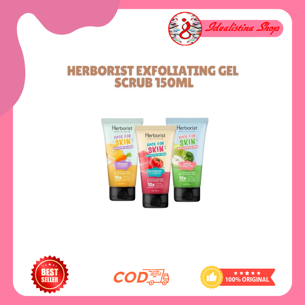 Jual Herborist ExfoLiating geL scrub 150 ml | Shopee Indonesia