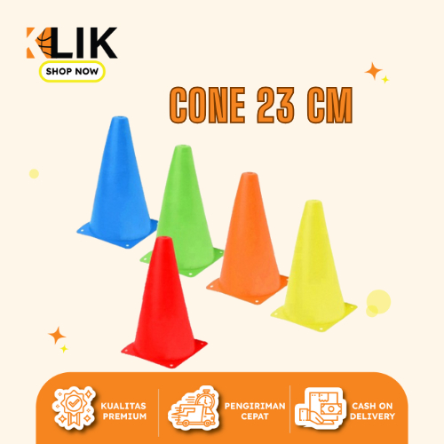 Jual SATU SET 12 pcs (1 LUSIN) CONE/CONES KUN KERUCUT RAPAT 23 CM ...