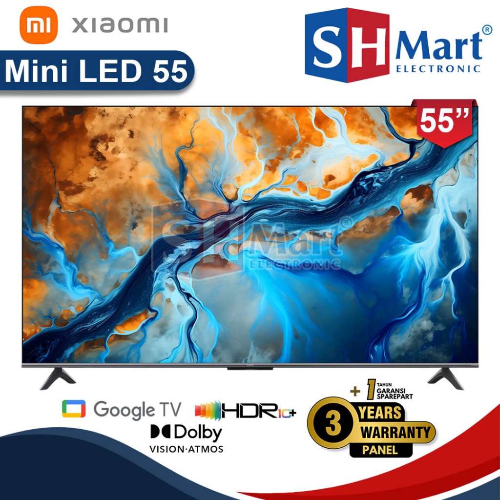 Jual TV XIAOMI 55 INCH S MINI LED 4K UHD DOLBY VISION NEW 2025 GARANSI ...
