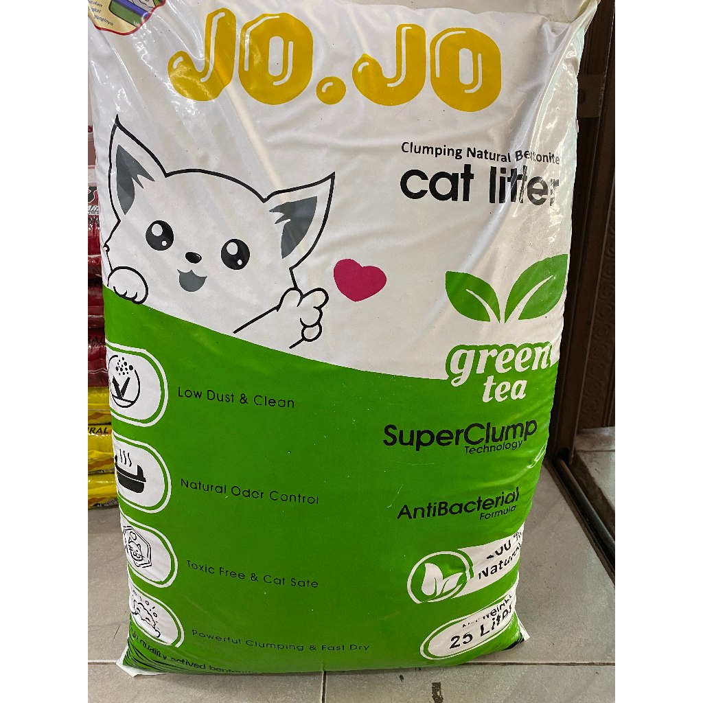 Jual PASIR JOJO 25 Liter (KHUSUS GRAB / GOJEK ) Pasir Kucing Gumpal Bentonite Murah Bubble Gum ...