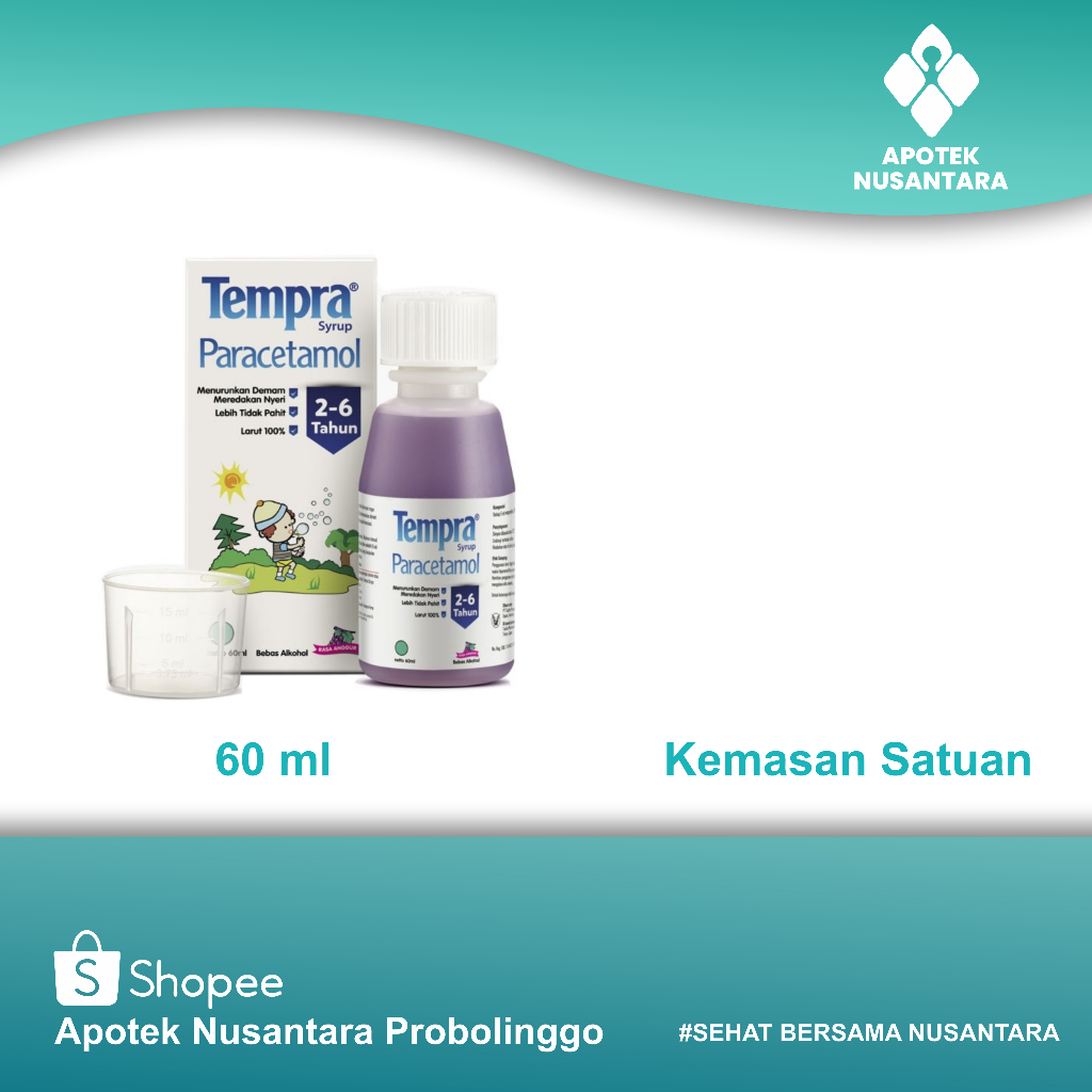 Jual Tempra Sirup Demam Anak 60 ml | Shopee Indonesia