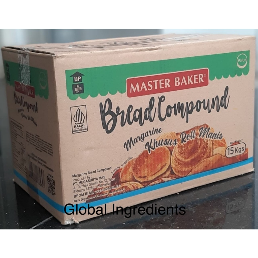 Jual Master Baker Bread Compound Mentega Kuning ORI 15 KG | Shopee ...