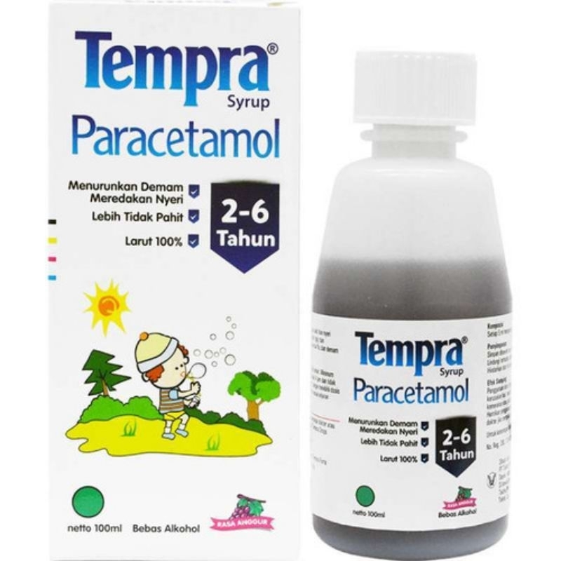 Jual TEMPRA penurun demam dan peredah nyeri | Shopee Indonesia