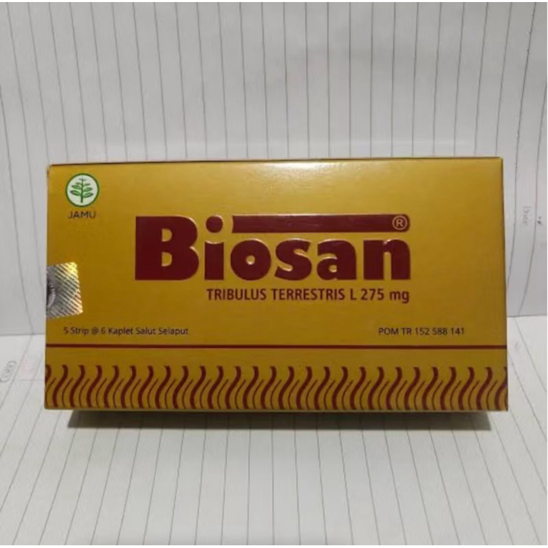 Jual BIOSAN ( 1 BOX = 5 STRIP = 30 KAPLET ) | Shopee Indonesia
