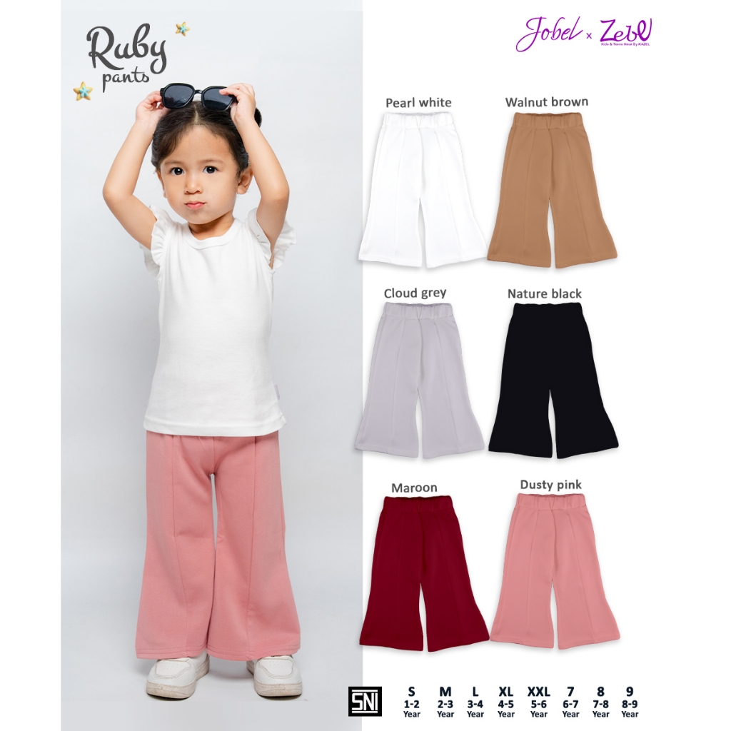 Jual JOBEL Zebe Ruby Pants Girl 1-9 Thn (1Pcs) | Shopee Indonesia