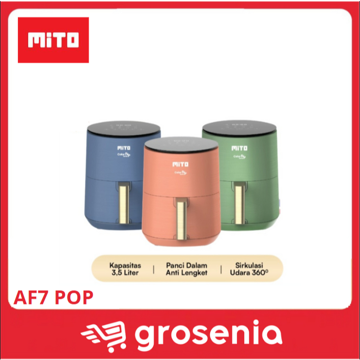 Jual MITO Digital Air Fryer Digifry Color Pop AF7 | Shopee Indonesia