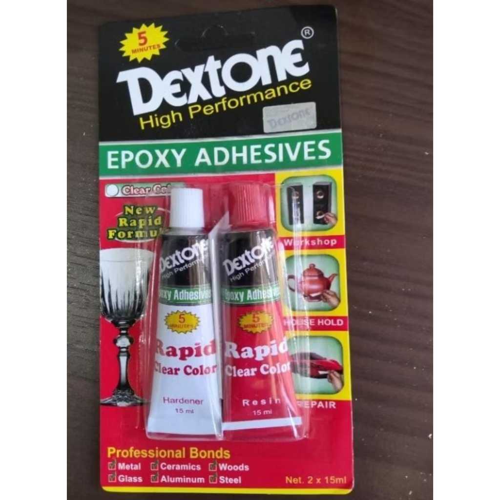 Jual Lem serbaguna DEXTONE 5 menit Dextone 2x15ml | Shopee Indonesia
