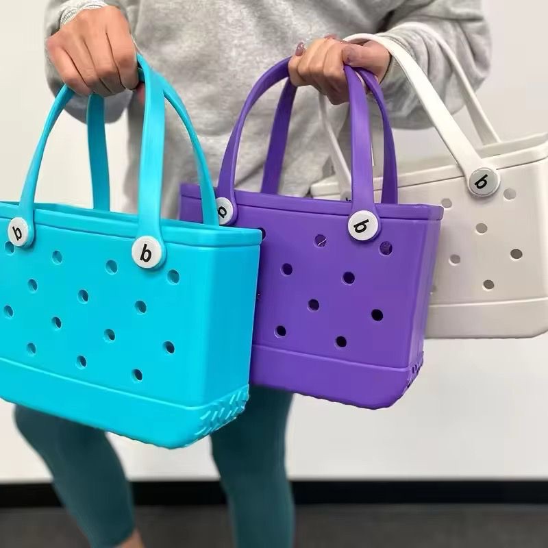 Jual [21 x 11 x 28cm SMALL -Tote Bag Karet] Tas Karet SMALL BOGG BAG ...