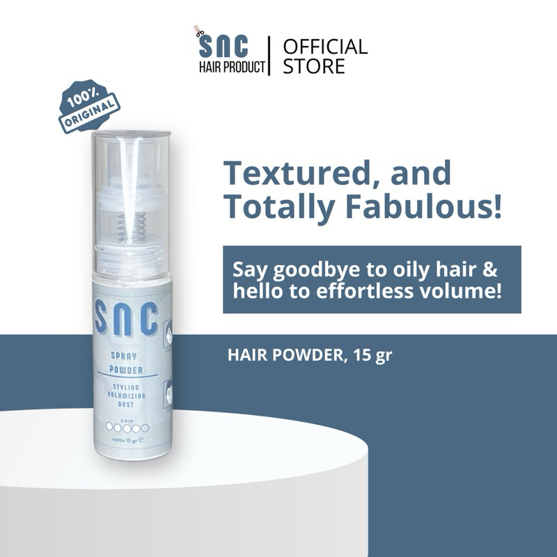 Jual SNC Hair Powder Spray 15gr- Bedak Styling Rambut Pria Membuat ...