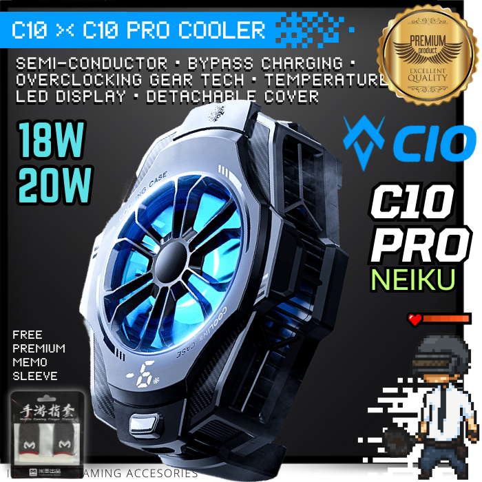 Jual [IM] C10 PRO GAMING Overclocking Funcooler Kipas Pendingin HP Fan ...