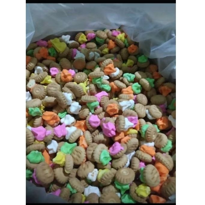 Jual MURAH ROTI CEPLIS warna warni Manis,Enak dan Fresh 1kg [ roti ...