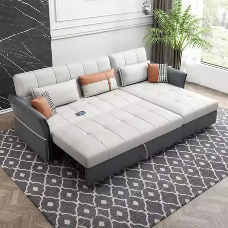 Jual sofa bed modern minimalis Bentuk L sofa | Shopee Indonesia