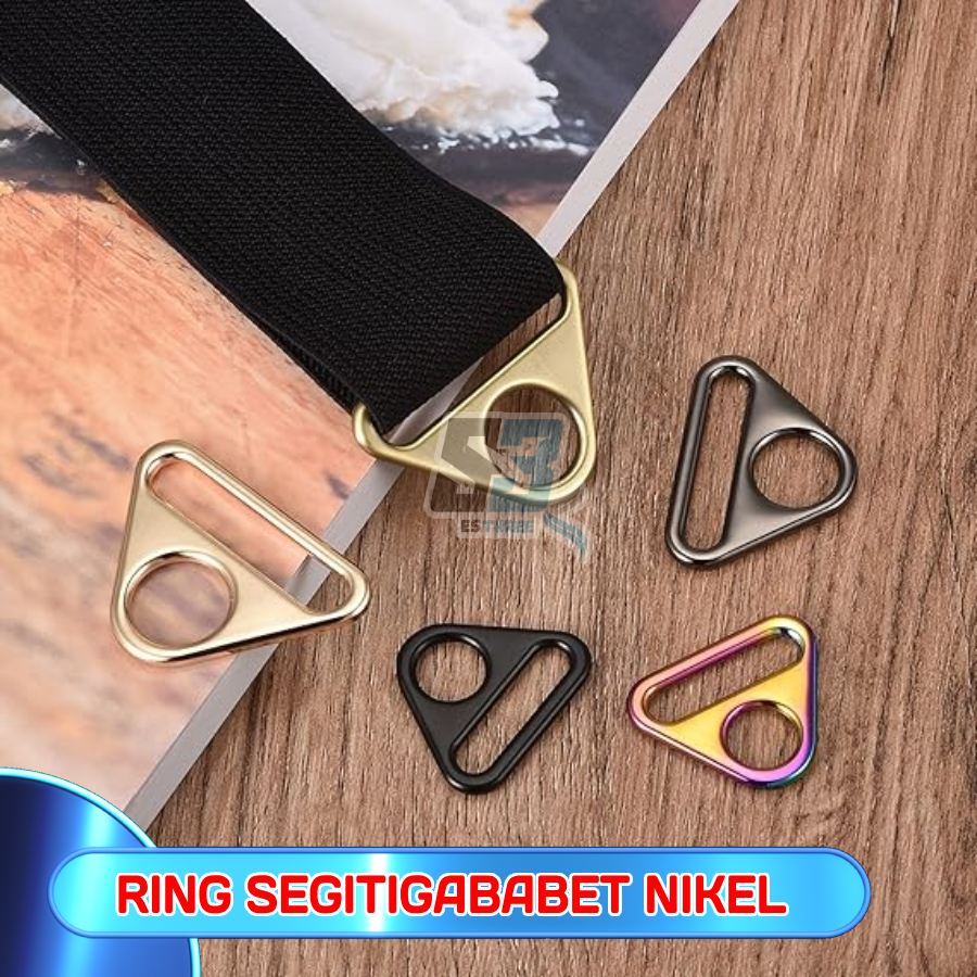 Jual Ring Segitiga Bebet Nickel Cor 3.8 Cm Lusinan 12 pcs Untuk ...