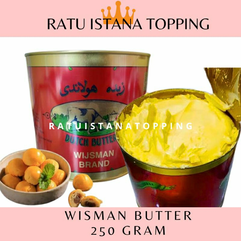 Jual BUTTER WISMAN 250 GR MENTEGA WIJSMAN REPACK BUTTER WYSMAN NASTAR ...